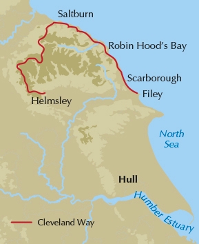 Cleveland Way national trail OS map booklet | Cicerone Press