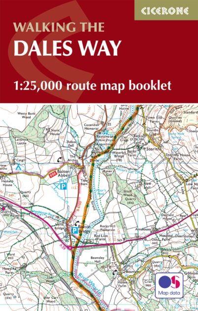 Dales Way 1:25,000 OS map booklet | Cicerone Press
