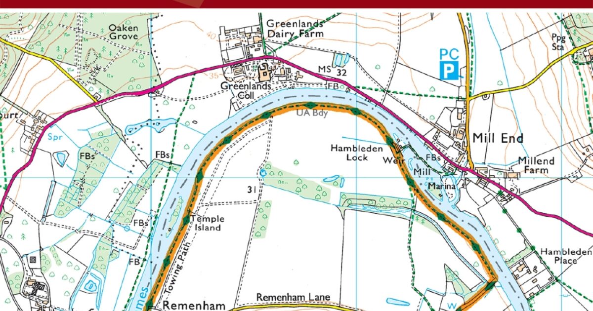Thames Path national trail OS map booklet | Cicerone Press
