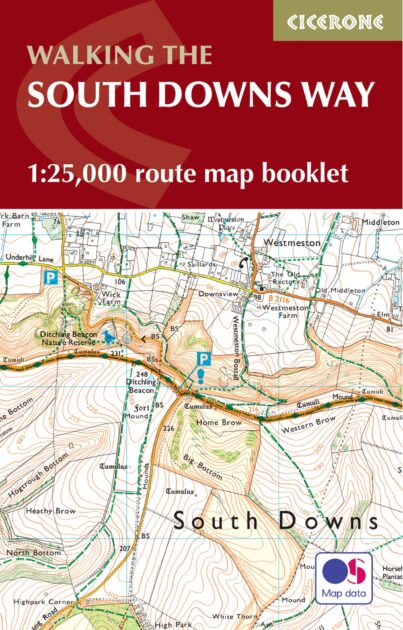 South Downs Way National Trail OS map booklet | Cicerone Press