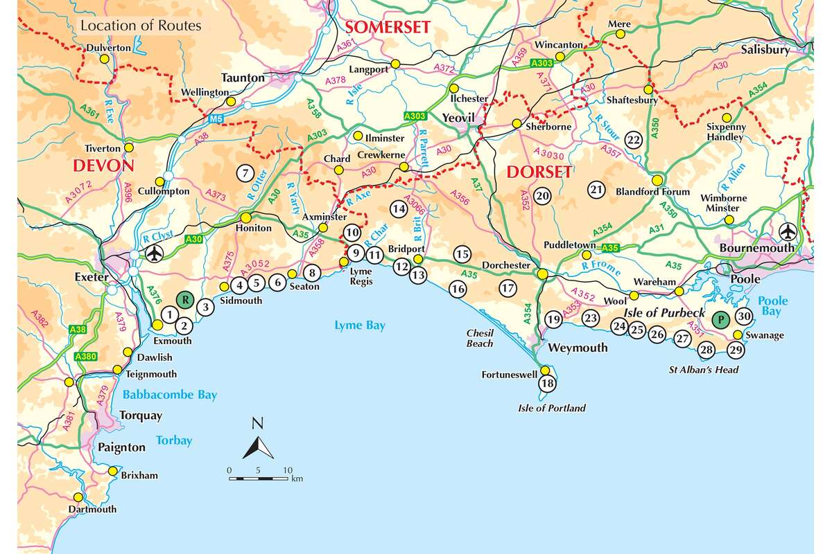 Walking the Jurassic Coast - 30 day walks in Devon… | Cicerone Press