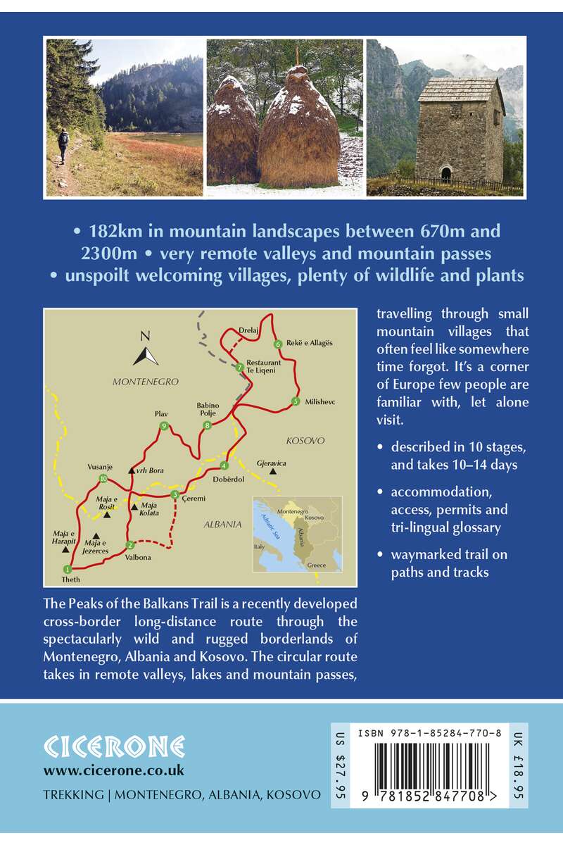 Guidebook to walking The Peaks of the Balkans Trail | Cicerone Press