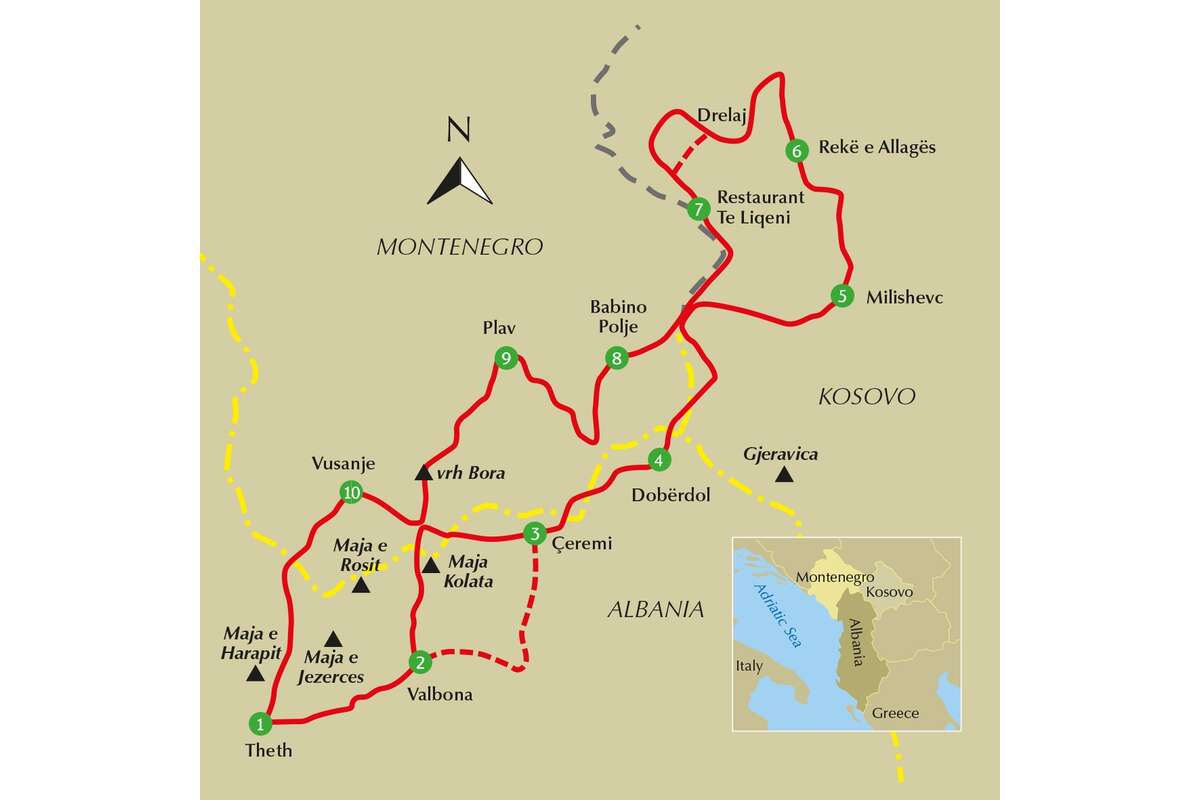 Guidebook to walking The Peaks of the Balkans Trail | Cicerone Press