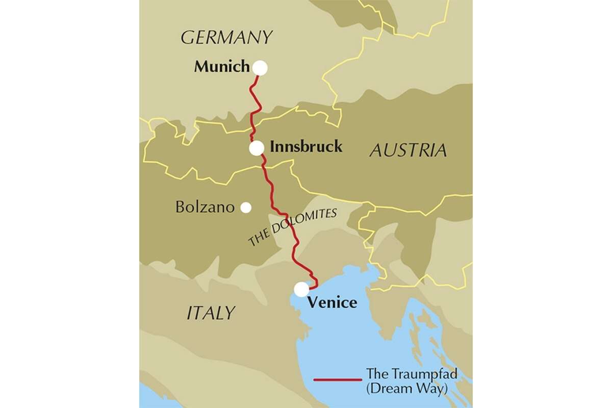 Guidebook to the 'Dream Way', a trek from Munich to… | Cicerone Press