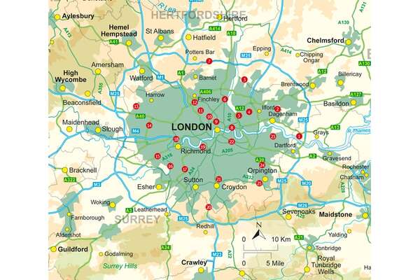 Walking in London guidebook - green spaces and… | Cicerone Press