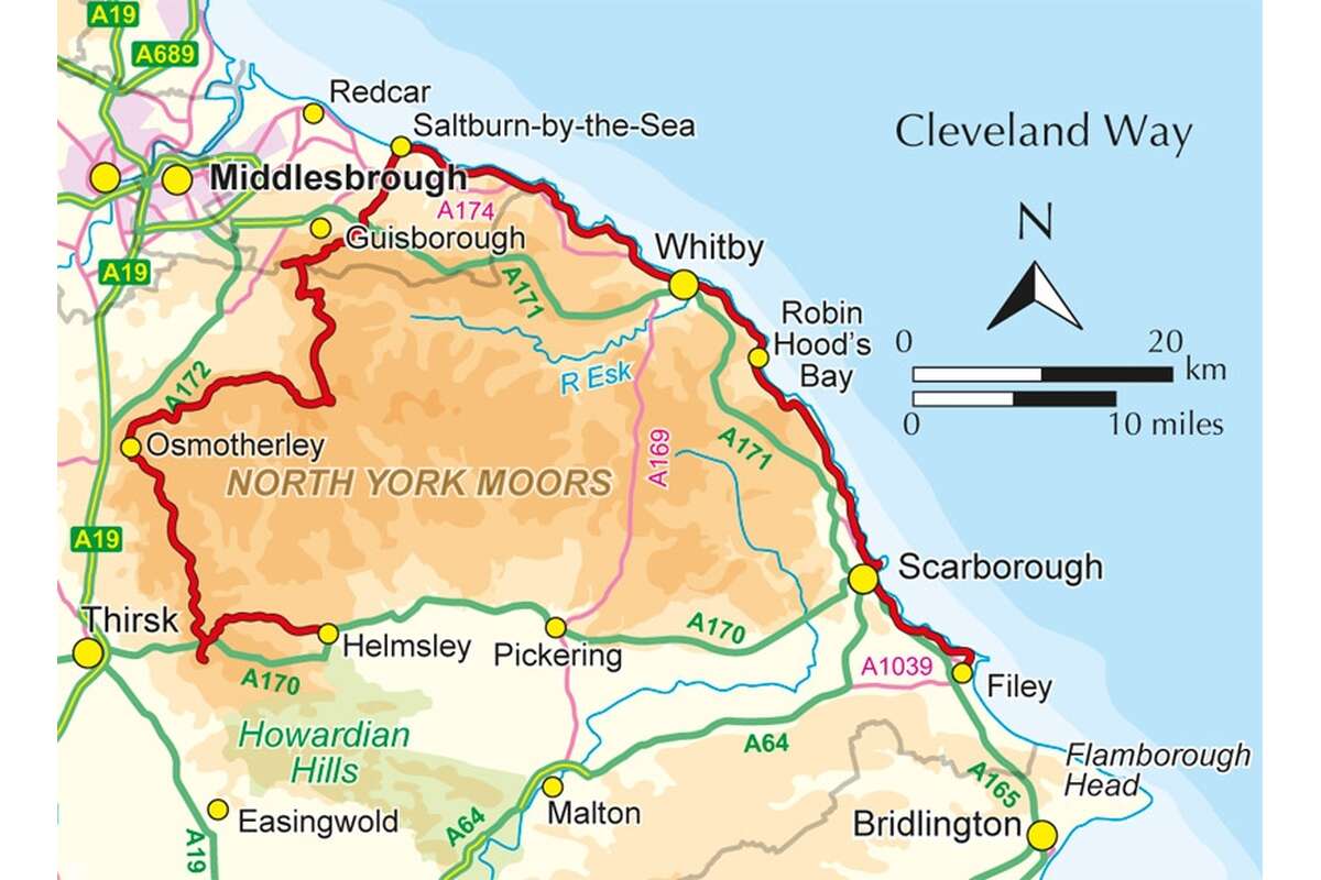 Cleveland Way & Yorkshire Wolds Guidebook - National… | Cicerone Press