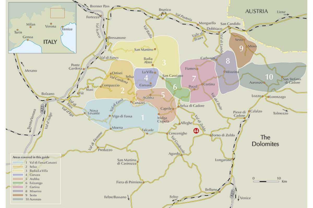 Dolomites via ferratas guidebook - 75 graded routes | Cicerone Press