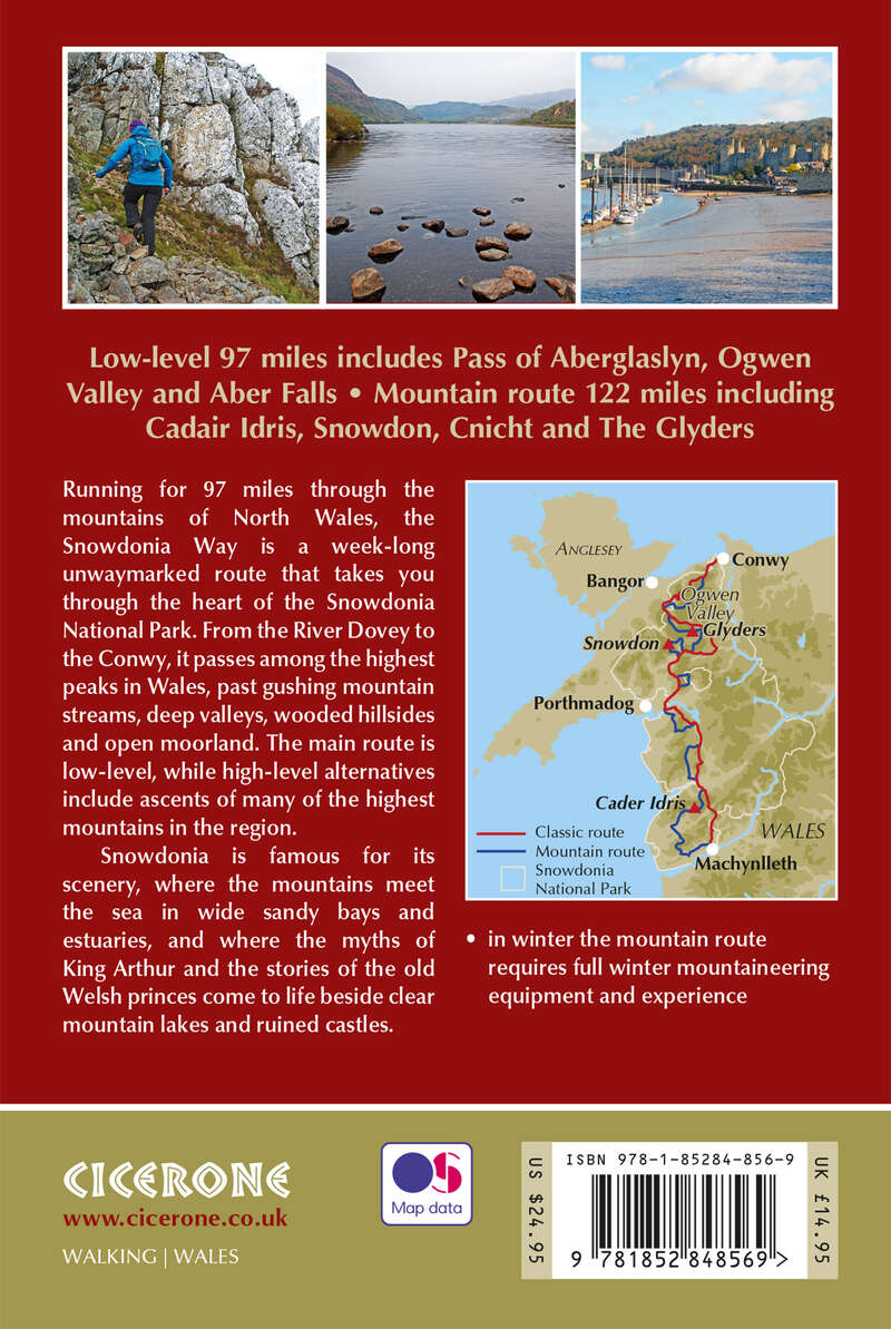 Snowdonia Way walking guidebook - low-level and… | Cicerone Press