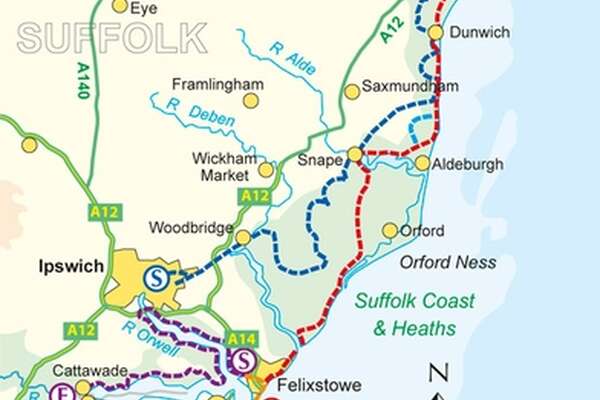 Suffolk Coast Path, Stour and Orwell, Sandlings Walk… | Cicerone Press