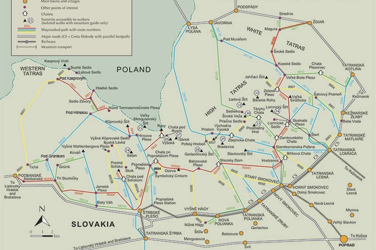 High Tatras guidebook Slovakia and Poland - walking… | Cicerone Press