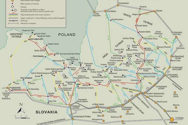 High Tatras guidebook Slovakia and Poland - walking… | Cicerone Press