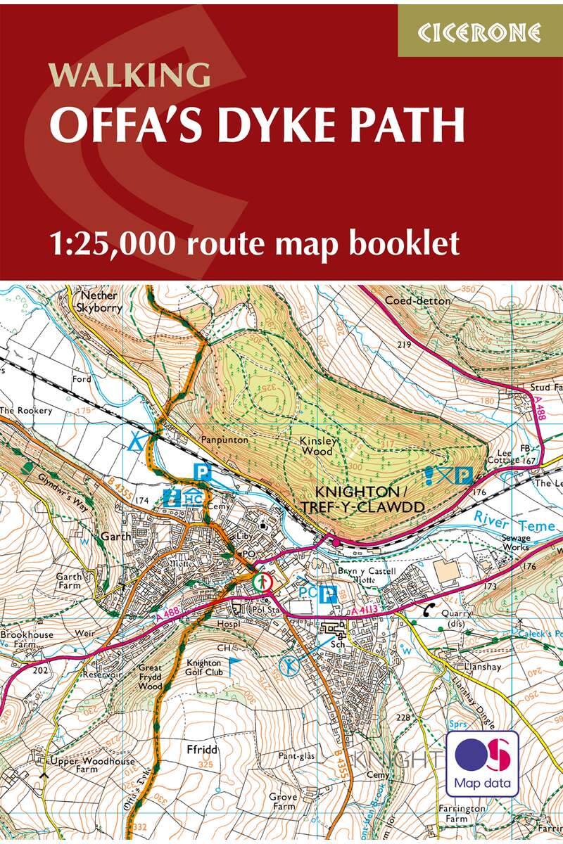 Offa's Dyke Path National Trail - OS map book | Cicerone Press