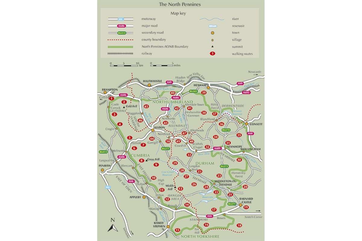 North Pennines walking guidebook - walk in the North… | Cicerone Press
