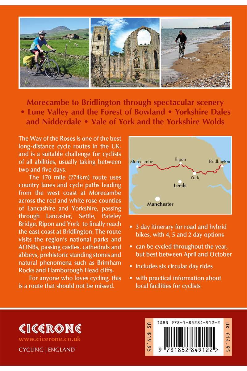 Cycling Way of the Roses Guidebook - a coast to… | Cicerone Press