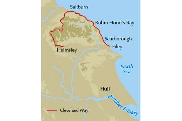 Cleveland Way national trail OS map booklet | Cicerone Press