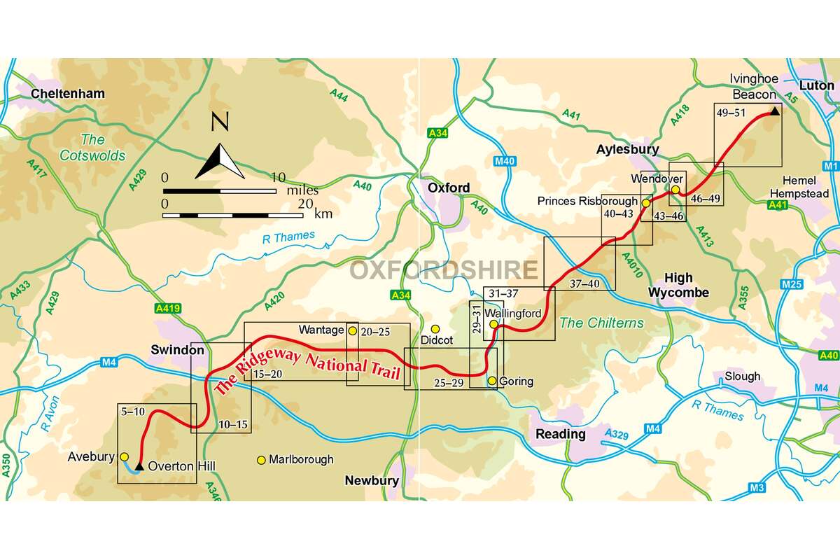 Ridgeway National Trail OS map booklet | Cicerone Press