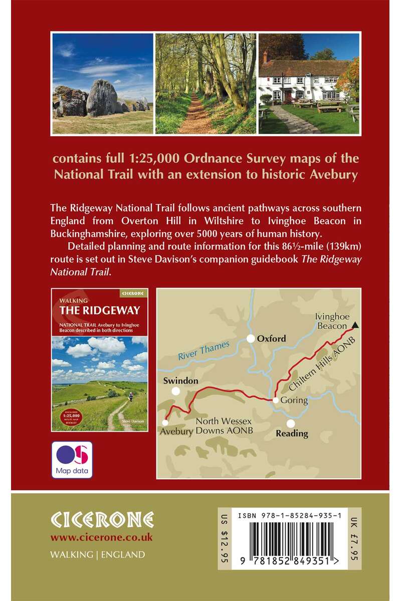 Ridgeway National Trail OS map booklet | Cicerone Press