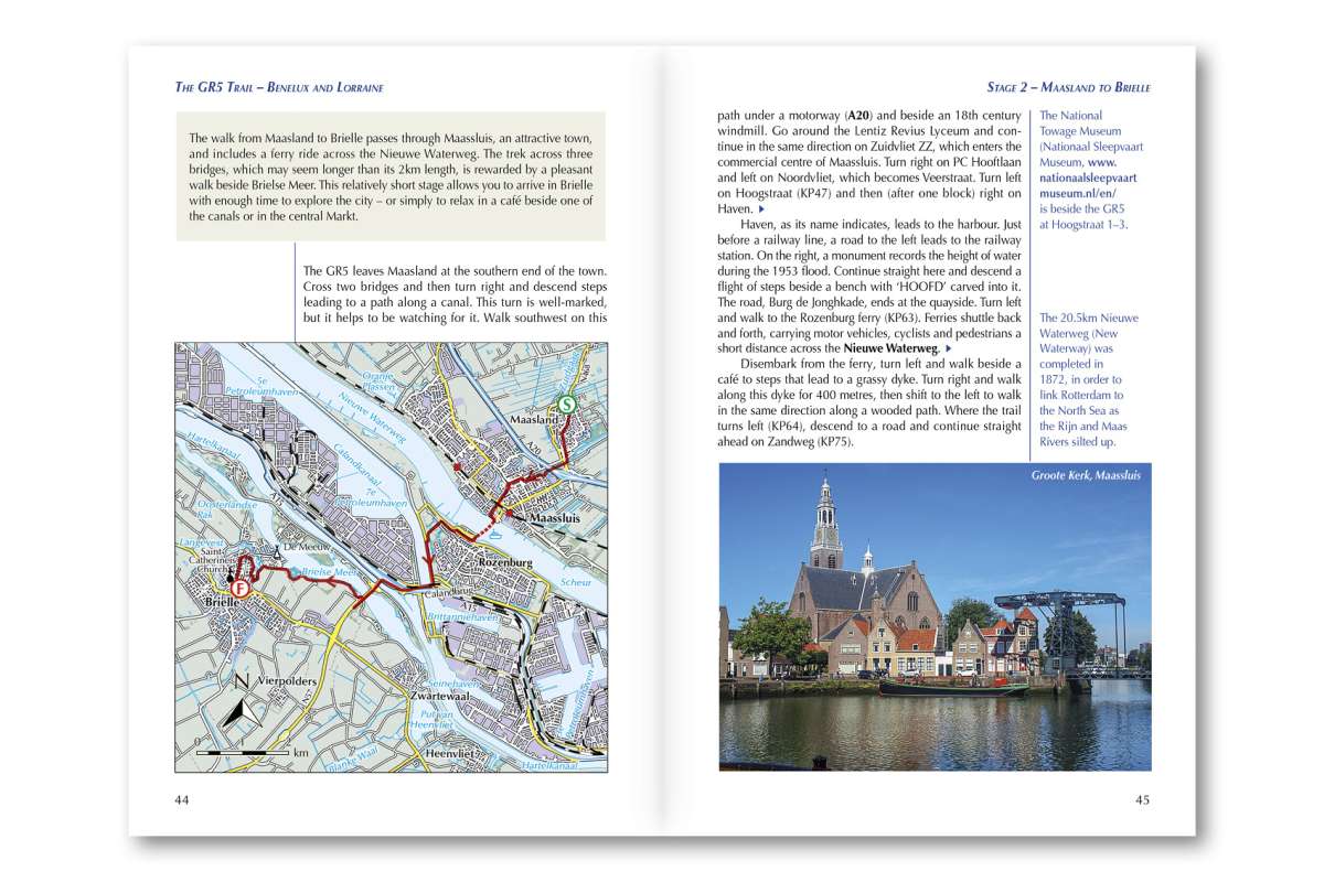 GR5 walking guidebook - trek from Hoek van Holland… | Cicerone Press