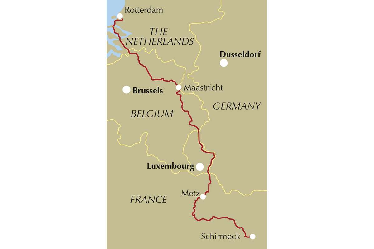 GR5 walking guidebook - trek from Hoek van Holland… | Cicerone Press