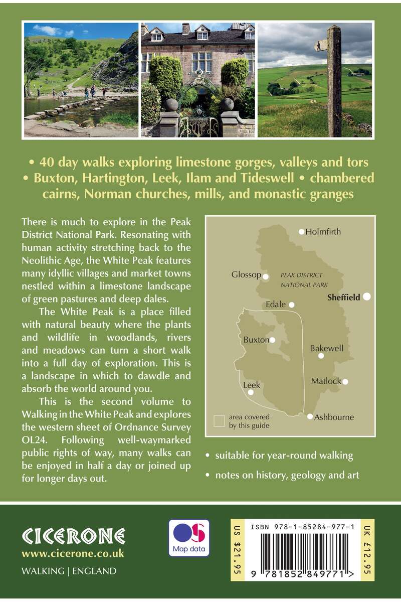 White Peak West walking guidebook - Peak District… | Cicerone Press