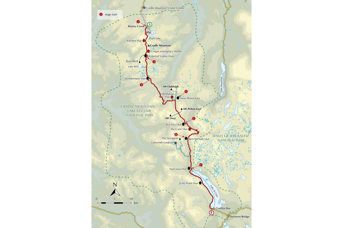The Overland Track guidebook - hiking in Tasmania | Cicerone Press