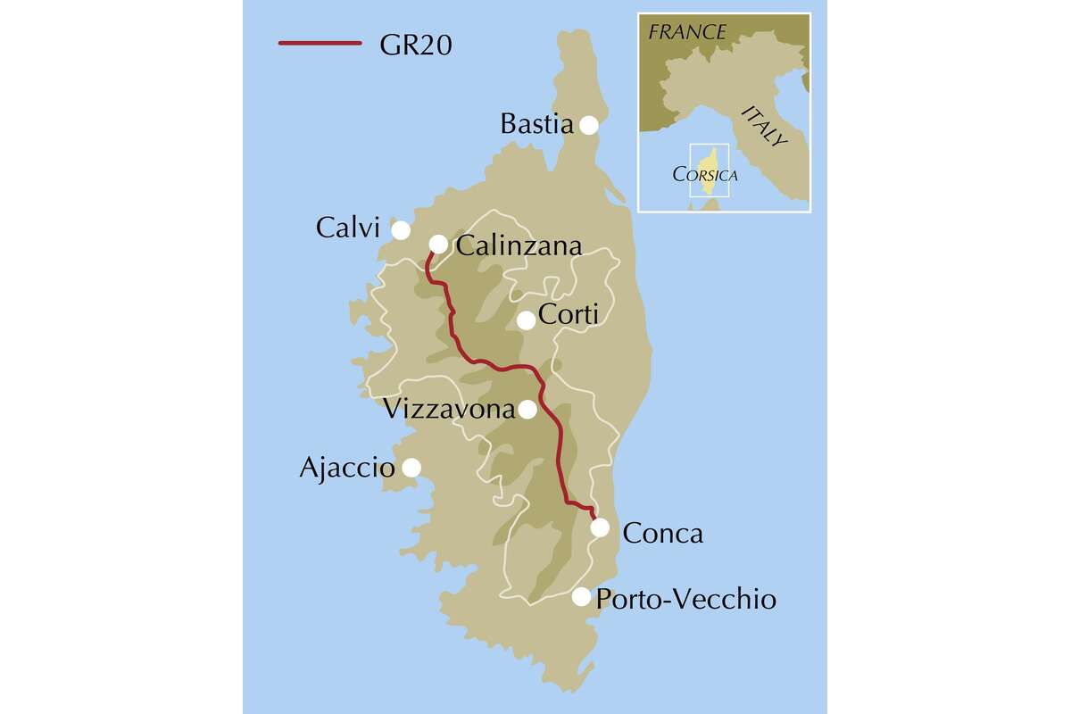 Gr20 Corsica Guidebook - Includes 1:25,000 IGN map… | Cicerone Press