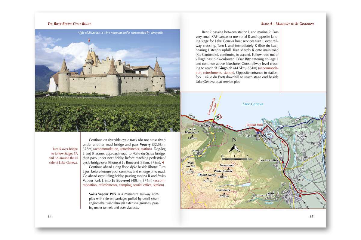 Rhone Cycle Route Guidebook - ViaRhona / EuroVelo… | Cicerone Press
