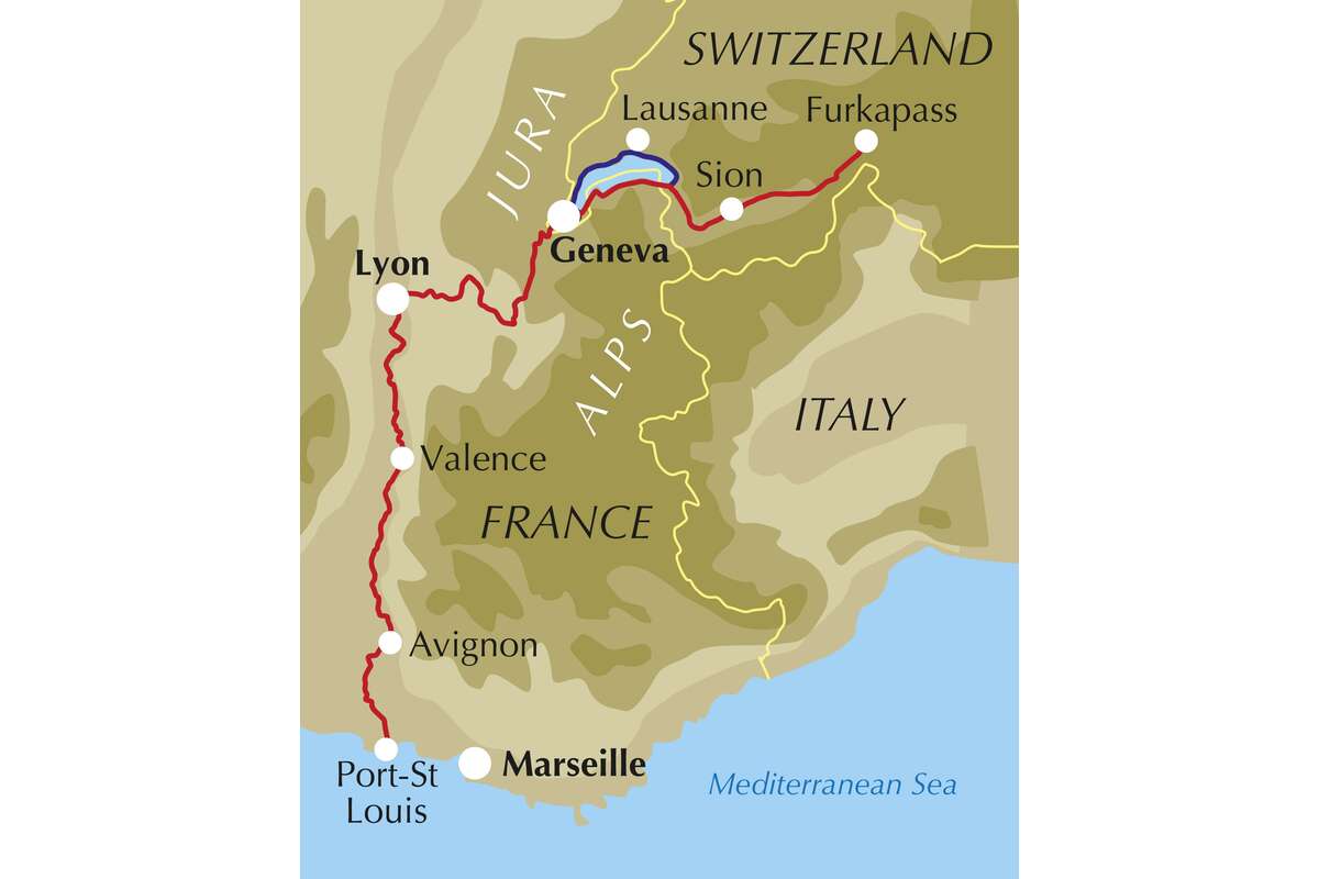 Rhone Cycle Route Guidebook - ViaRhona / EuroVelo… | Cicerone Press