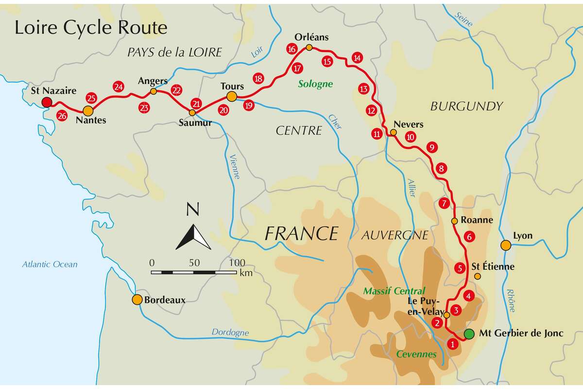 Guidebook to the River Loire Cycle Route, a 1062km… | Cicerone Press