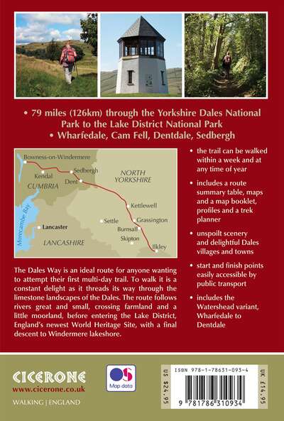 Dales Way guidebook - includes OS Map Booklet | Cicerone Press