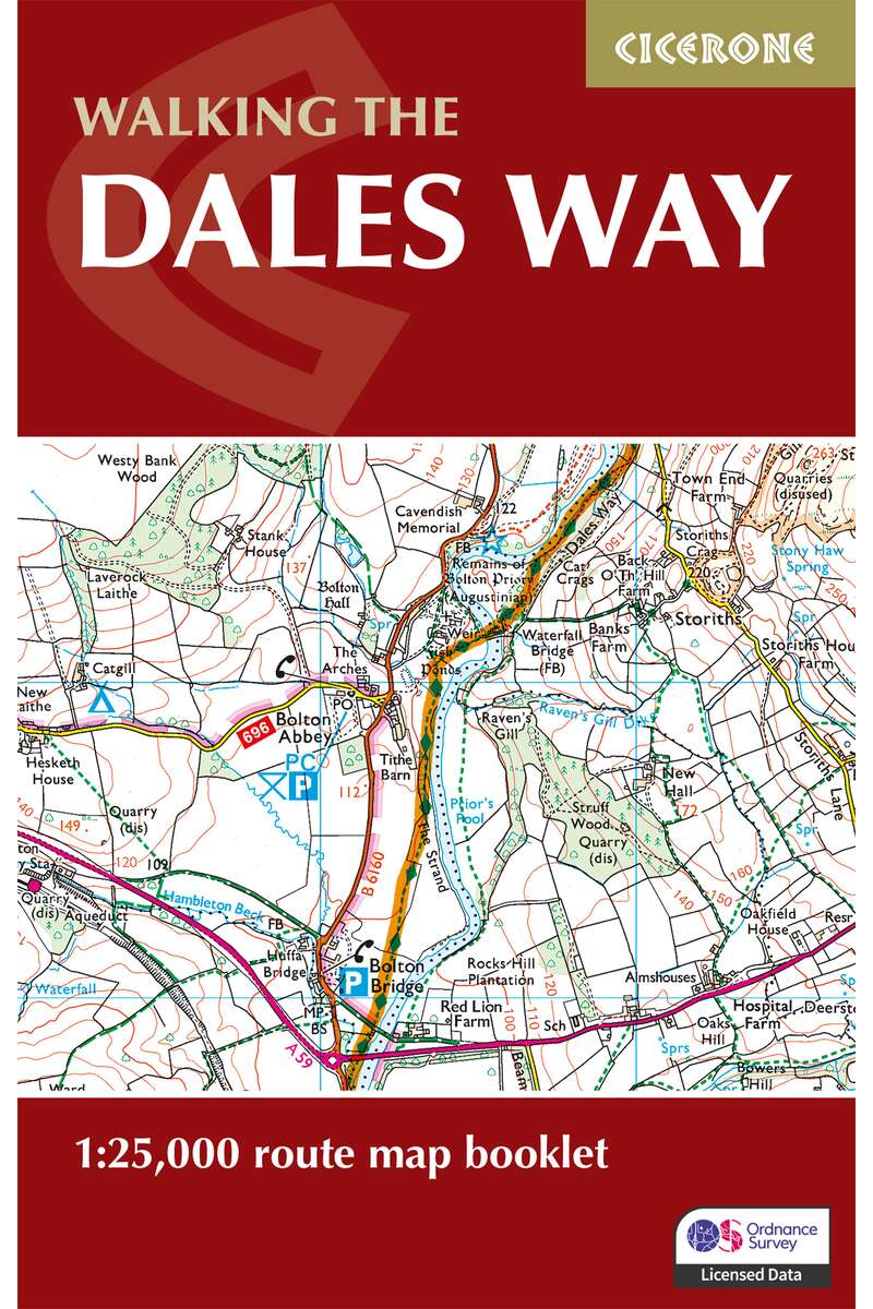 Dales Way 1:25,000 OS map booklet | Cicerone Press