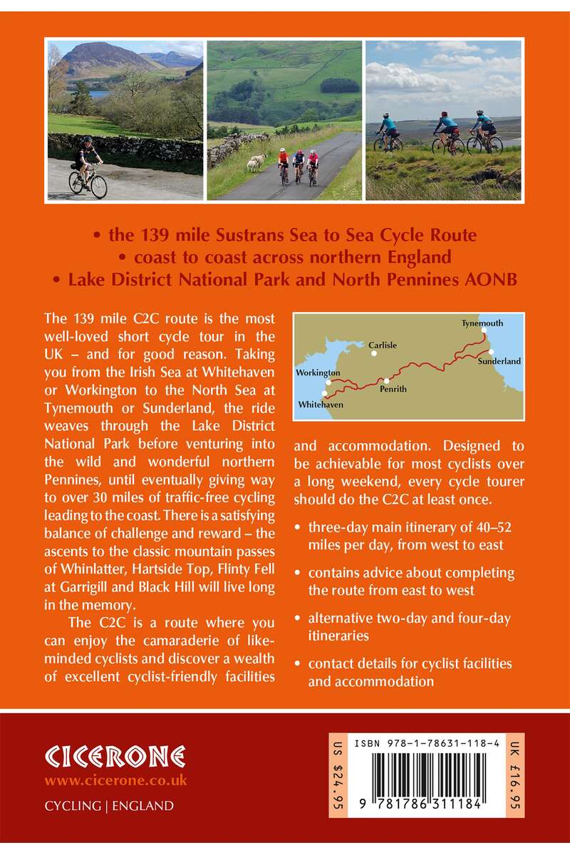 Guidebook to cycling the C2C Coast to Coast Route | Cicerone Press