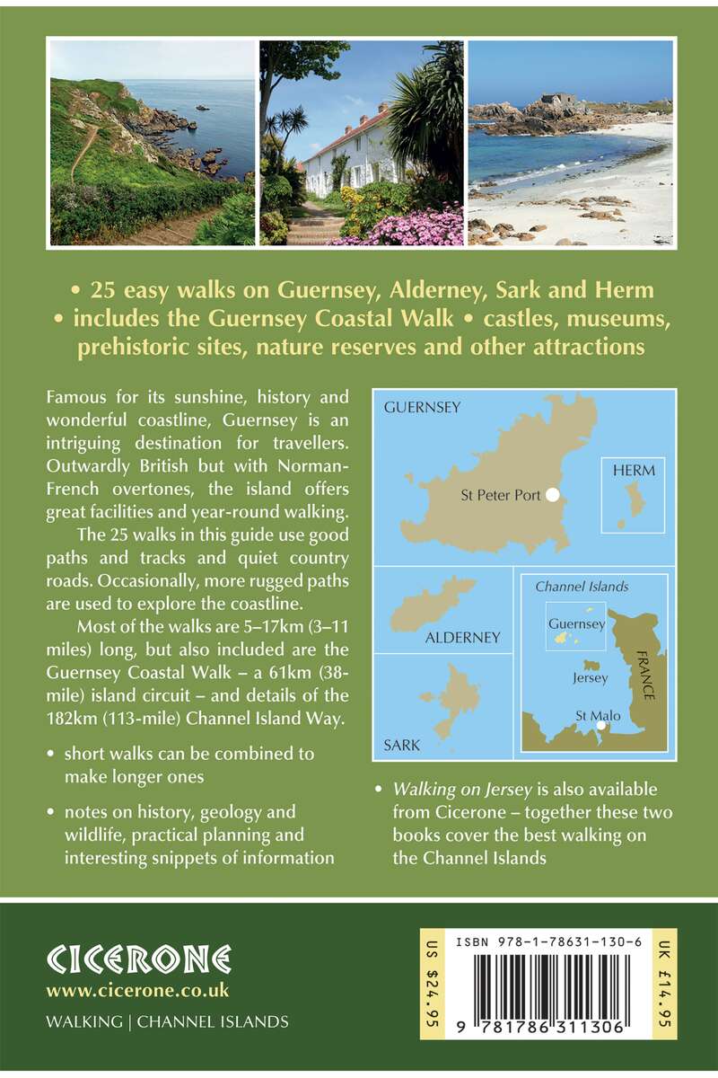 Walking guidebook Guernsey, Alderney, Sark, Herm,… | Cicerone Press