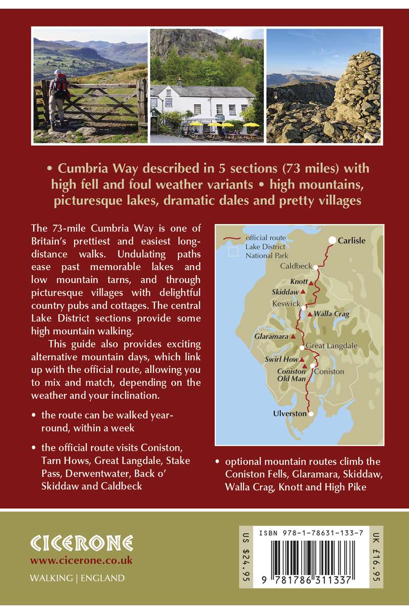 Walking The Cumbria Way Guidebook | Cicerone Press