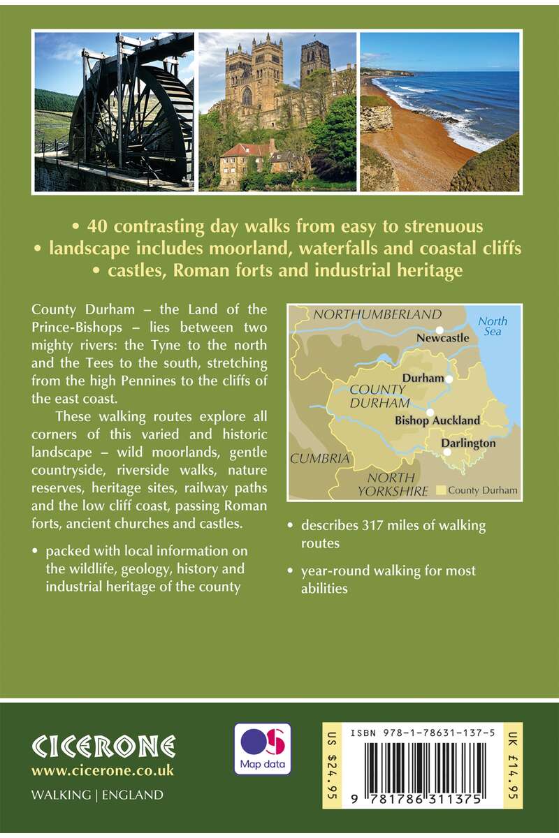 County Durham walking guidebook - 40 routes | Cicerone Press