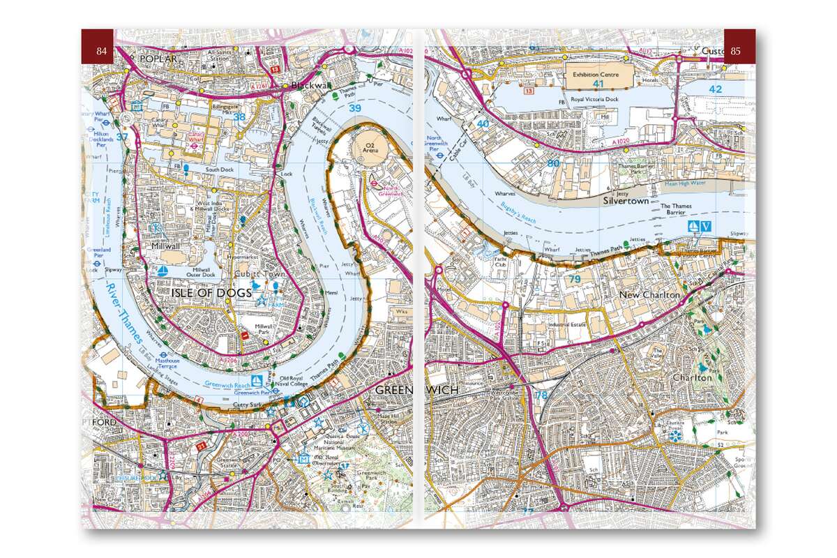 Thames Path National Trail OS map booklet | Cicerone Press