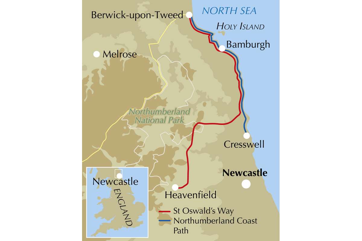 St Oswald's Way & Northumberland Coast Path Guidebook | Cicerone Press
