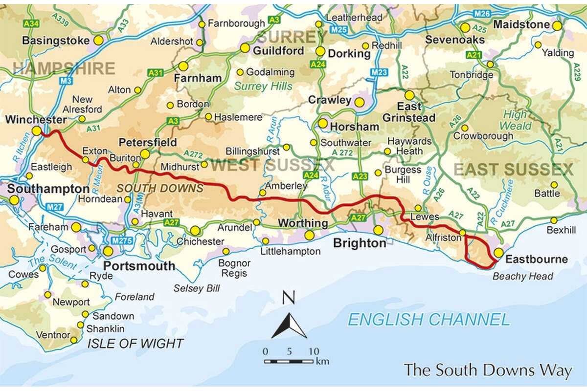 South Downs Way National Trail Guidebook - includes… | Cicerone Press