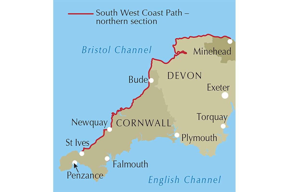 South West Coast Path | OS map booklet | Cicerone Press